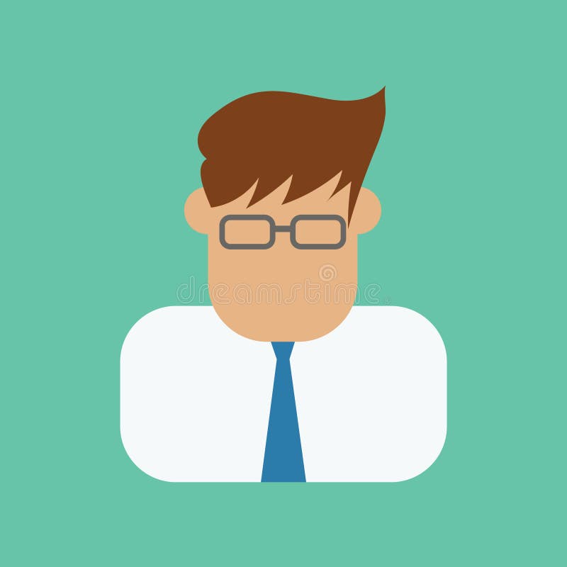 Faceless Man in Formal Attire. Vector Illustration Decorative Design ...