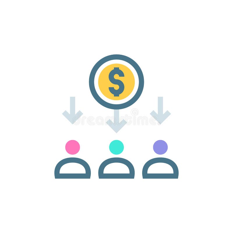 EMPLOYEE WAGES Icon in . Logotype Stock Illustration - Illustration of ...