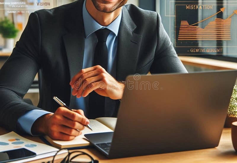 Professional Employee in the Workplace Stock Photo - Image of hand ...