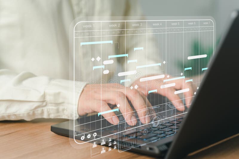Employee Working Data Analytics with Computer in Business Management ...