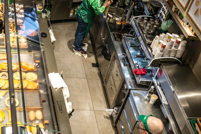 Employees at the Bakery at Work Editorial Stock Photo - Image of ...