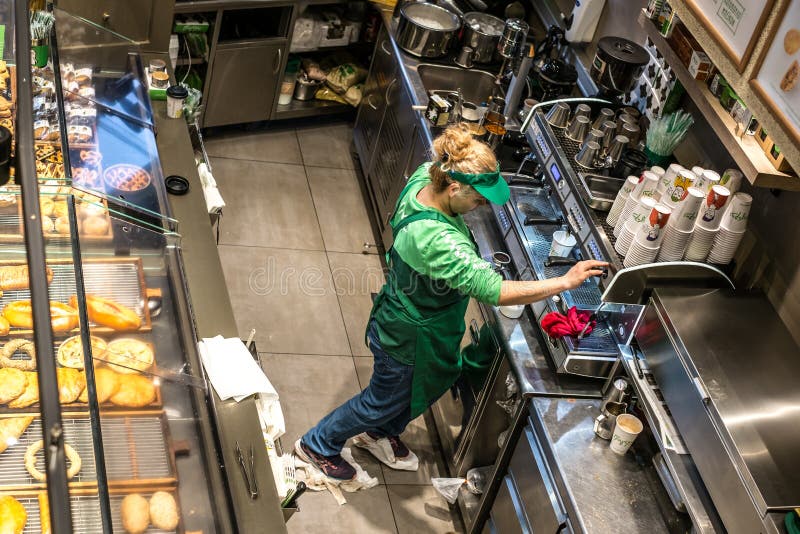 Employees at the Bakery at Work Editorial Stock Image - Image of ...