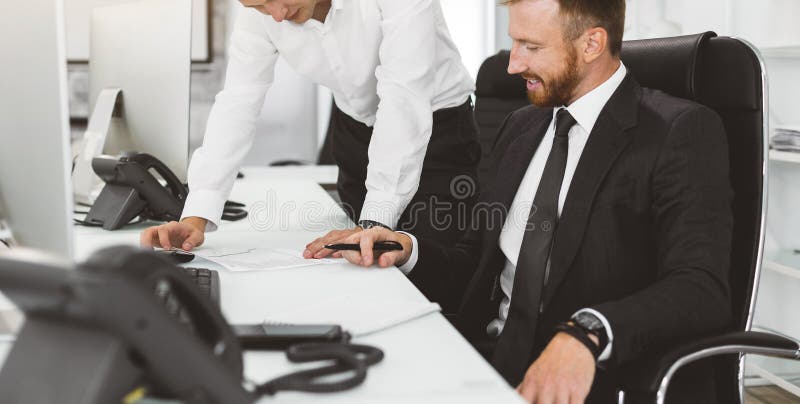 Employees of the Company Interact in the Process of Work and Help Each ...