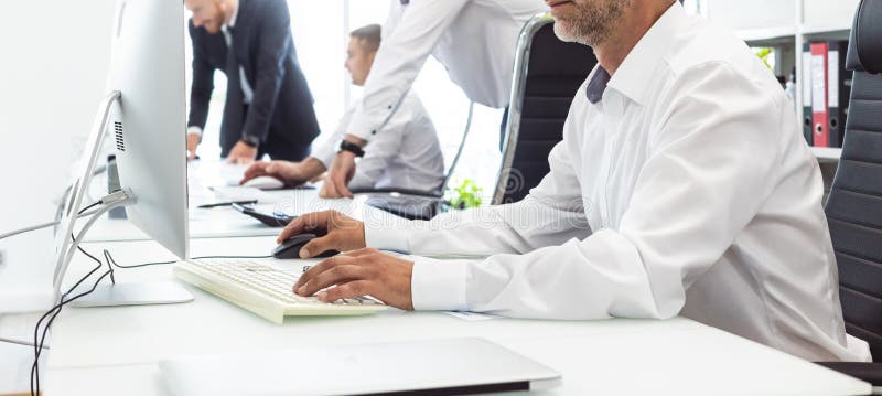 Employees of the Company Interact in the Process of Work and Help Each ...