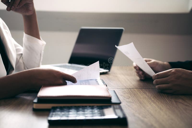 Employees are Explaining about Their Past Work Experience for Job ...