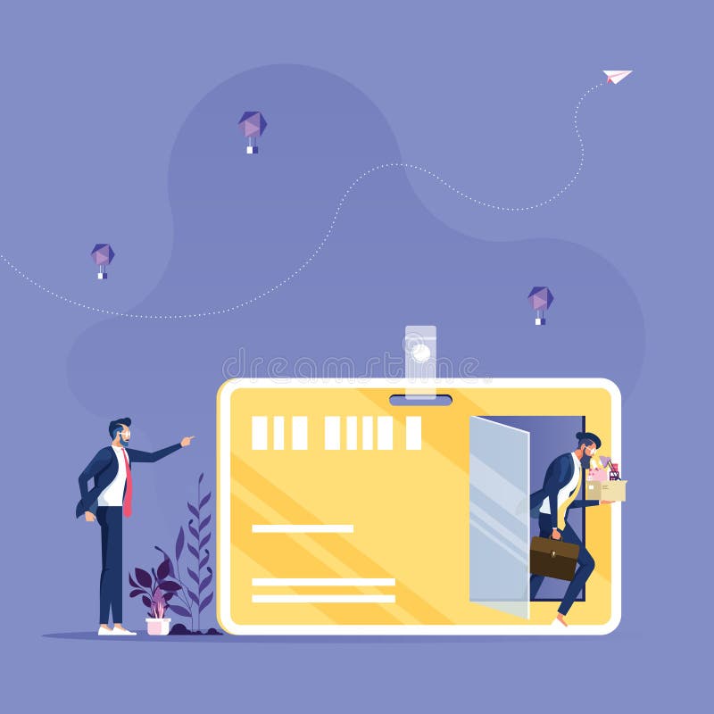 Employees Getting Fired by Boss-Business Getting Fired Concept Stock ...