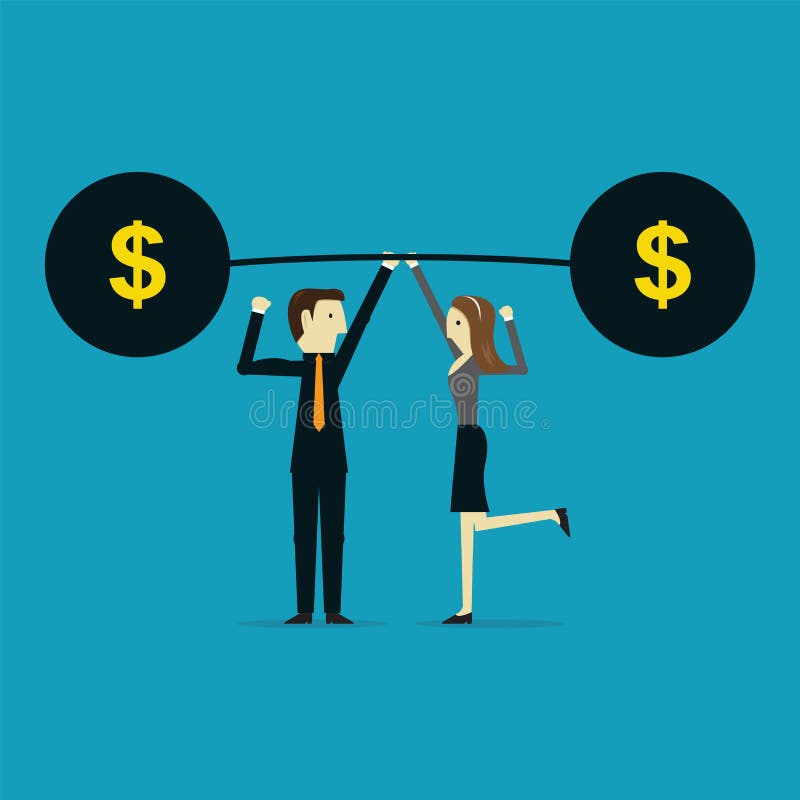 Employees Help To Do the Work Stock Vector - Illustration of leadership ...