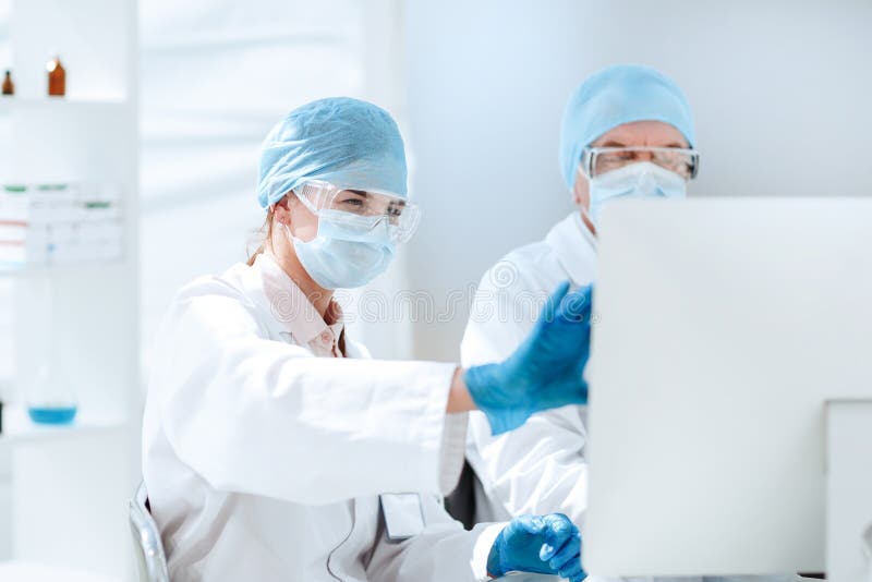Employees of the Scientific Laboratory Work in the Laboratory Stock ...