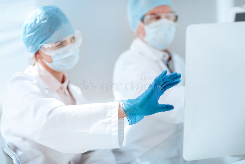 Employees of the Scientific Laboratory Work in the Laboratory Stock ...
