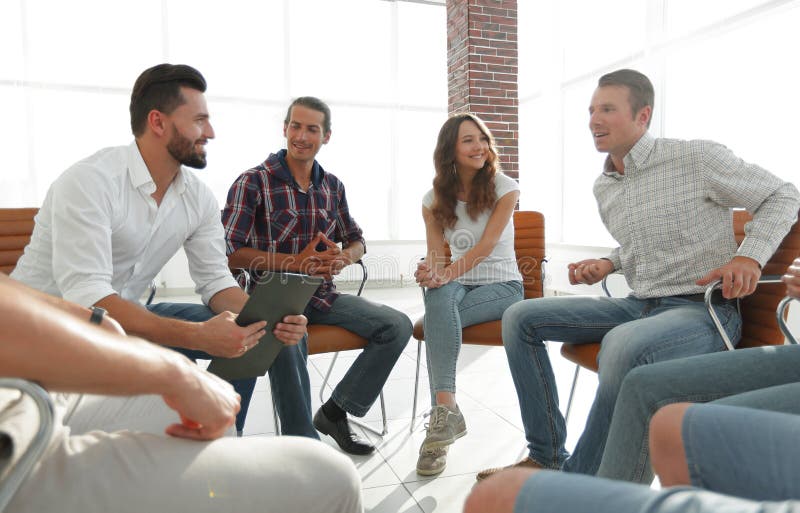 Employees at the Seminar on Team Building Stock Photo - Image of coach ...