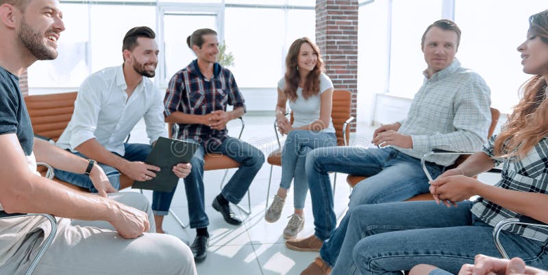 Employees at the Seminar on Team Building Stock Image - Image of ...