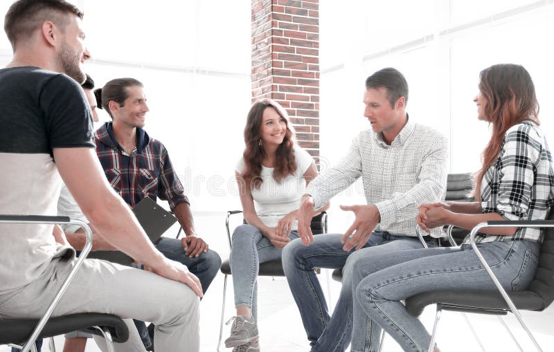 Employees Sitting in Class for Team Building Stock Photo - Image of ...