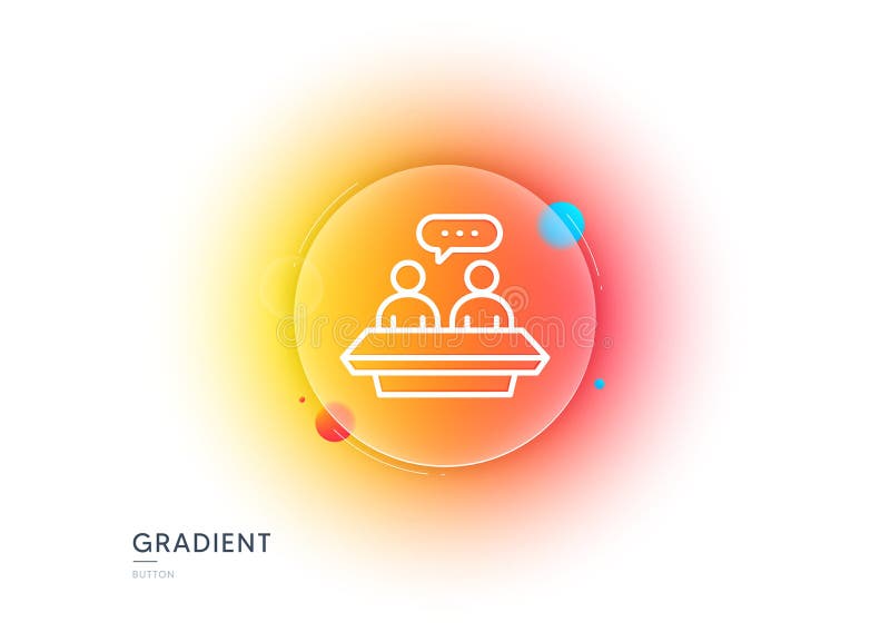 Employees Talk Line Icon. Collaboration Sign. Development Partners ...