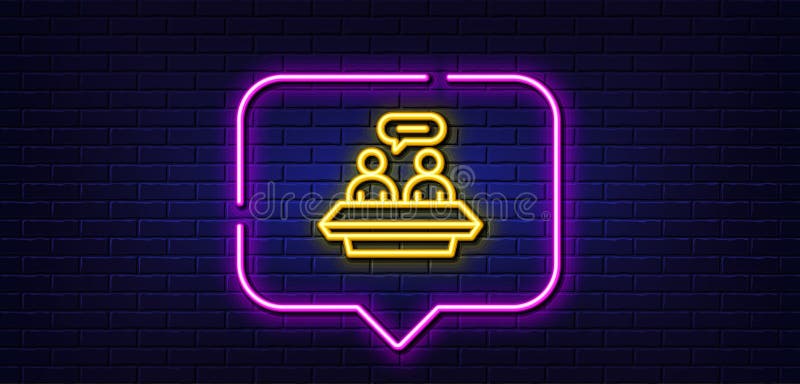 Employees Talk Line Icon. Collaboration Sign. Development Partners ...