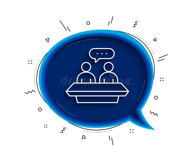 Employees Talk Line Icon. Collaboration Sign. Development Partners ...