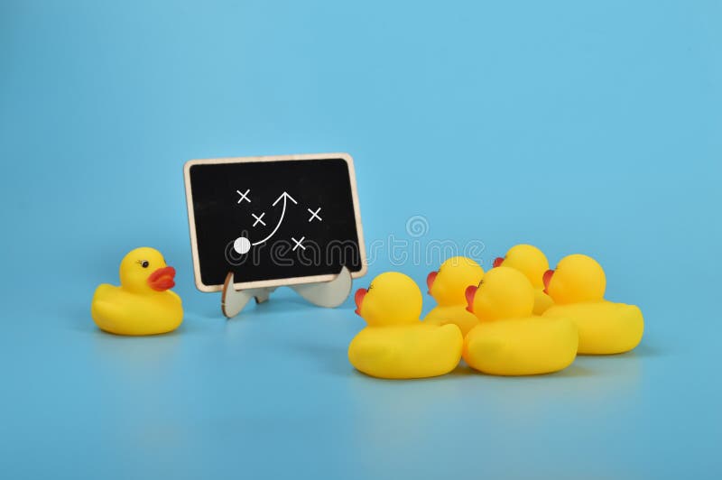 Employees Team with Leader. Strategy, Meeting, Training and Planning ...