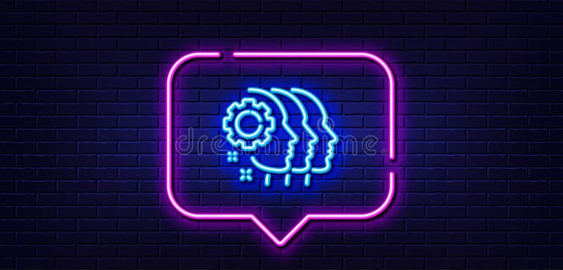 Employees Teamwork Line Icon. Collaboration Sign. Development Partners ...