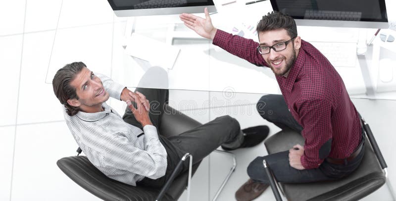 Employees Work on Computers Stock Image - Image of manager, corporate ...