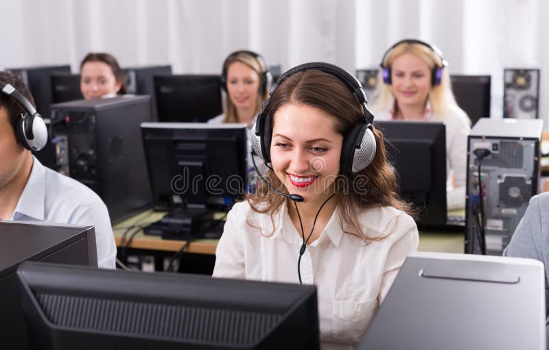 Employees Working at Office Stock Image - Image of european ...