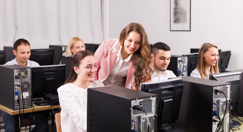 Employees Working at Office Stock Image - Image of business, manager ...