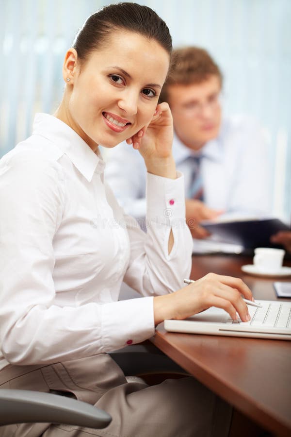Employer stock photo. Image of cheerful, businesspeople - 22620406