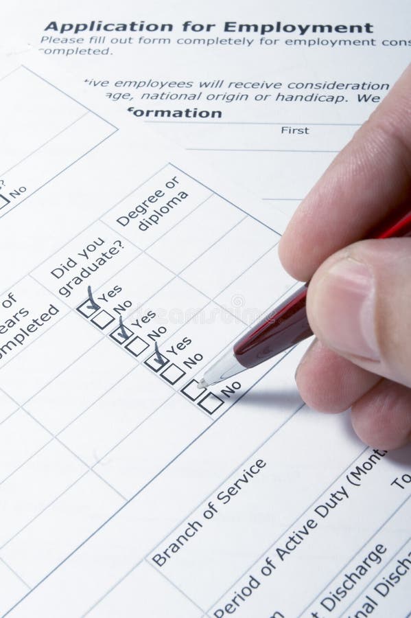 Employment application job stock photo. Image of deal - 9582232