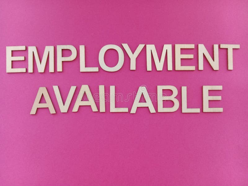 Employment available sign stock photo. Image of join - 309863550