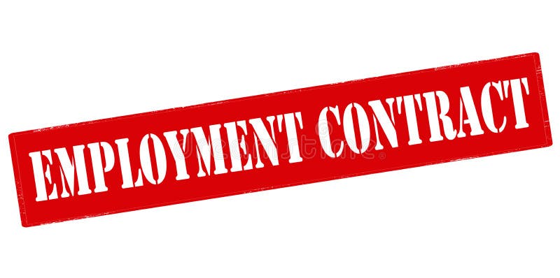Employment Contract Red Stamp Text Stock Illustrations – 26 Employment ...