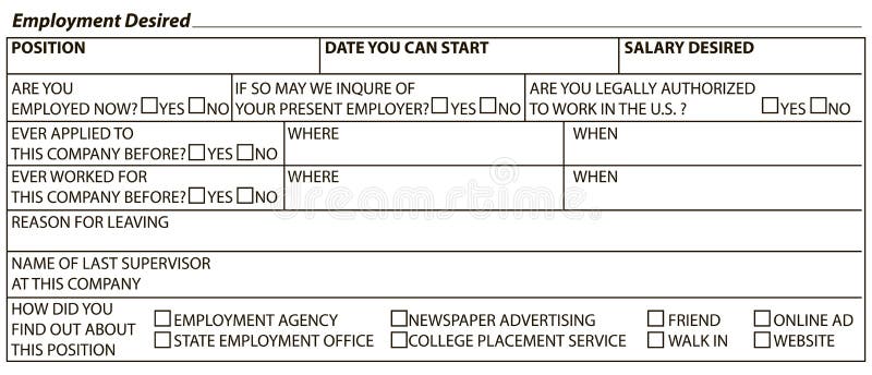 Employment Desired stock vector. Illustration of position - 49854863