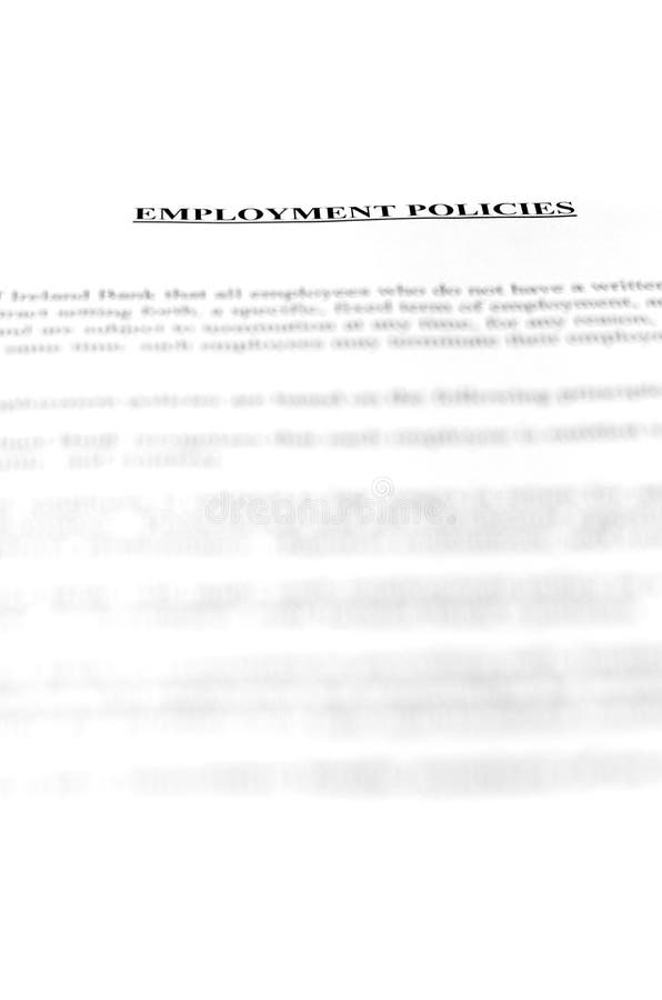 Employment Document stock image. Image of file, black - 26673061