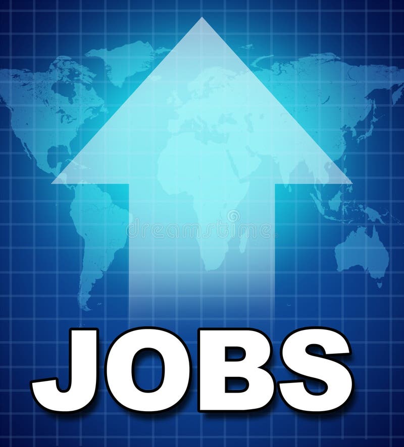 Jobs Employment Sign Symbol Economy Stock Image - Image of workers ...
