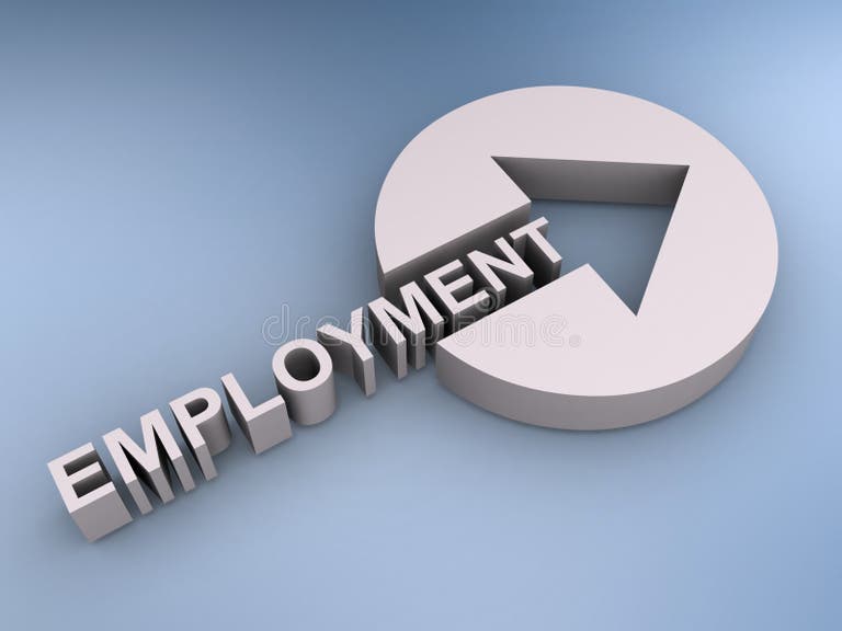 Employment sign stock illustration. Illustration of directional - 37210174