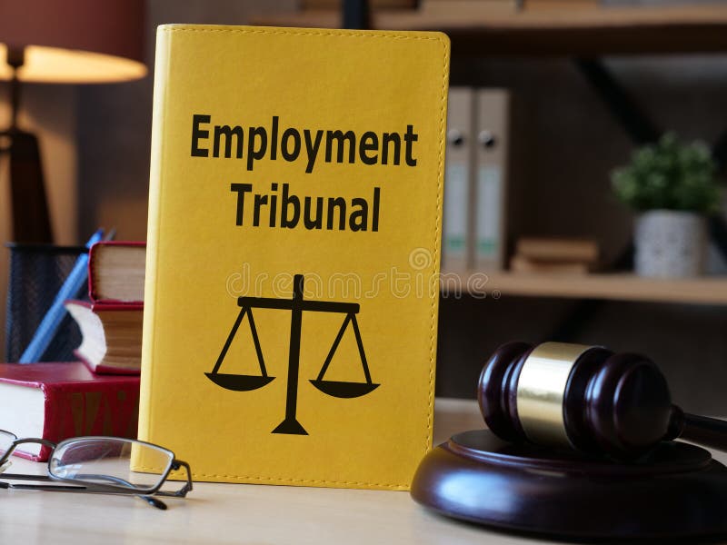Employment Tribunal is Shown on the Book Using the Text Stock Photo ...