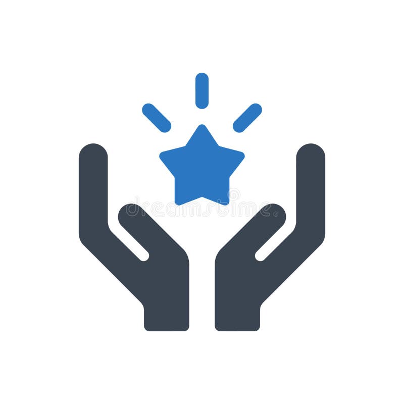 Empower Hands with Star Icon Stock Vector - Illustration of success ...