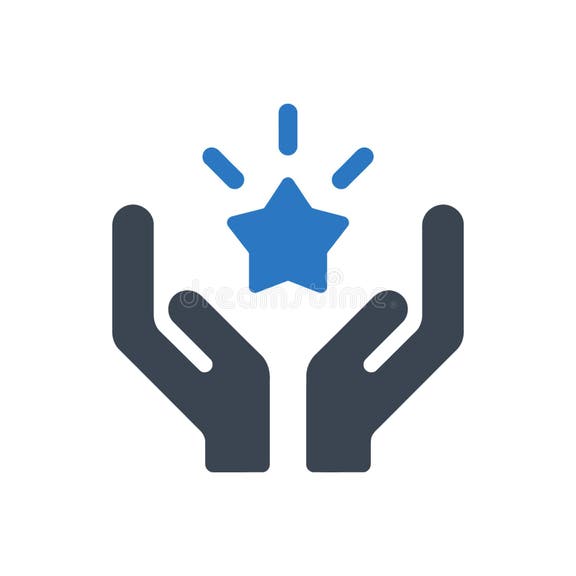 Empower Hands with Star Icon Stock Vector - Illustration of success ...
