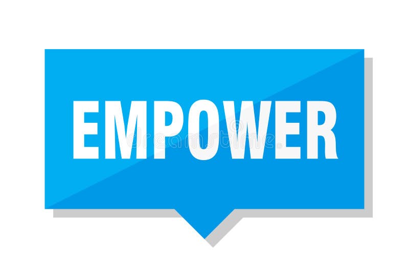 Empower price tag stock vector. Illustration of white - 117709223