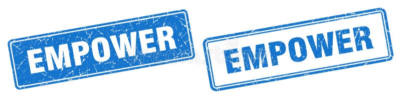 Empower Stamp Set. Empower Square Grunge Sign Stock Vector ...