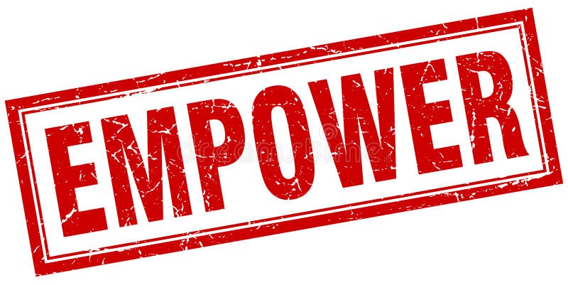 Empower square stamp stock vector. Illustration of badge - 84299480
