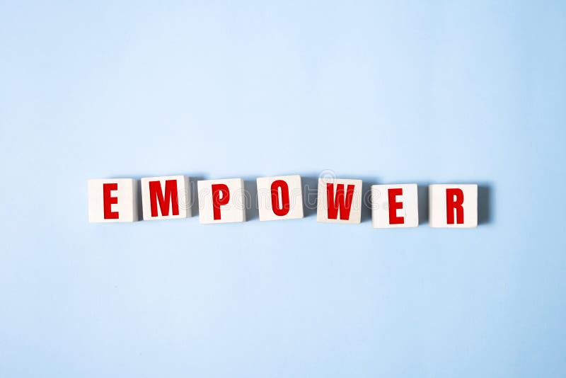 Empower, Word As Banner Headline Stock Image - Image of font, concept ...