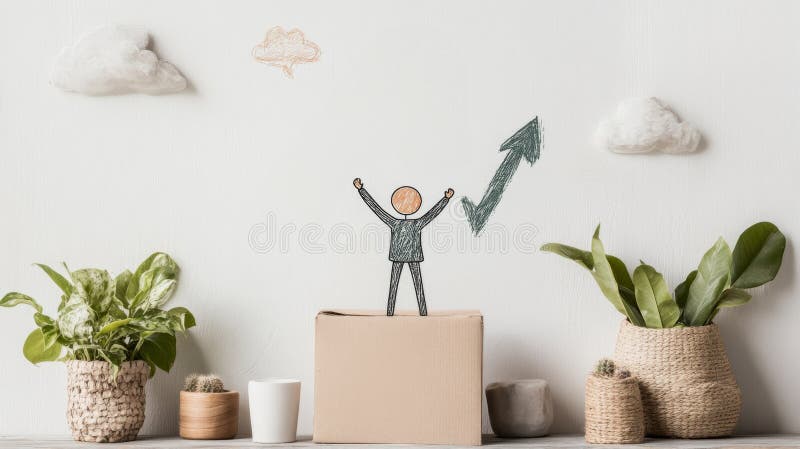 Empowered Success: Creative Growth and Leadership Concept with Eco ...