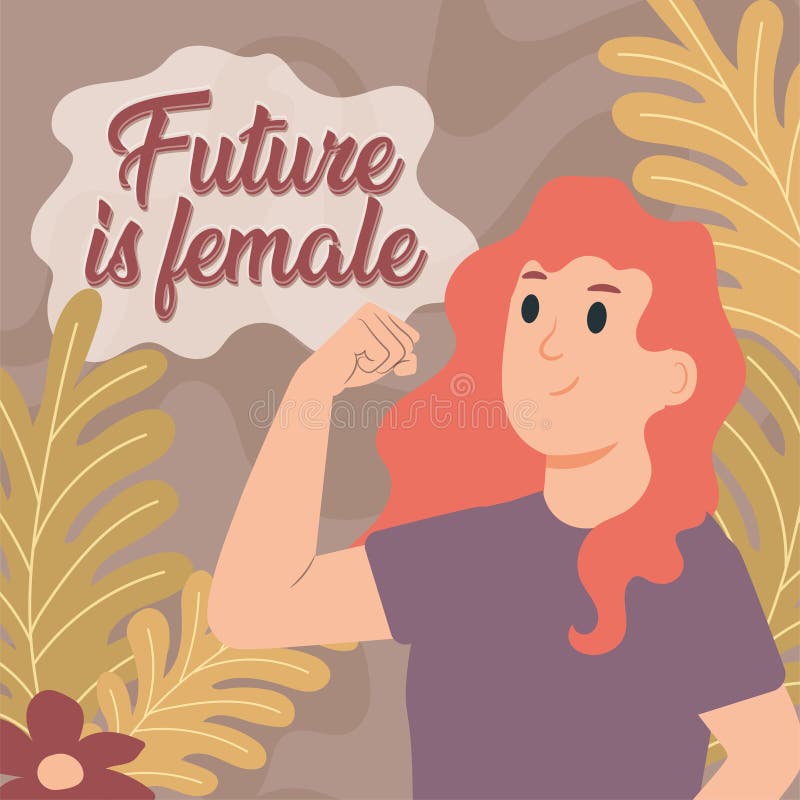 Empowered Woman Character Vector Stock Vector - Illustration of ...