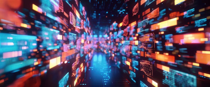 Empowering Digital Workflows. Content Management Concept Stock Image ...