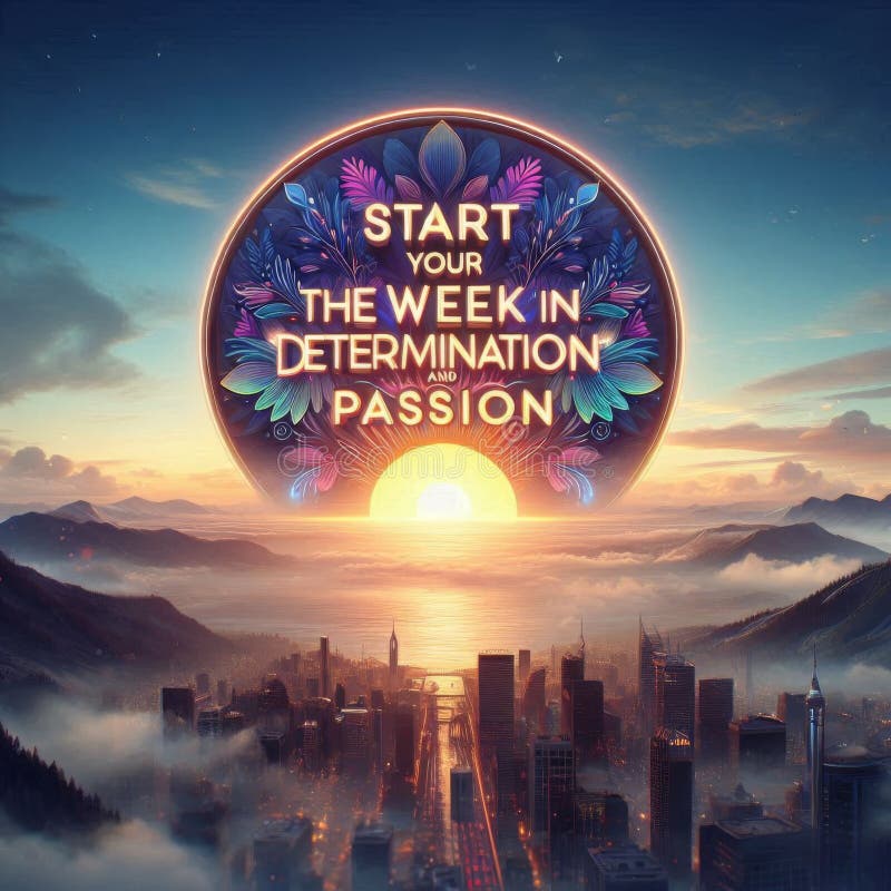 Empowering Monday Message, Start Your Week with Determination and ...
