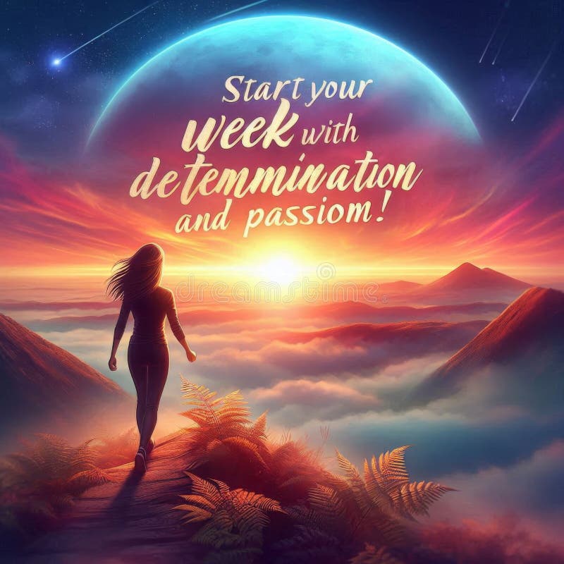 Empowering Monday Message, Start Your Week with Determination and ...