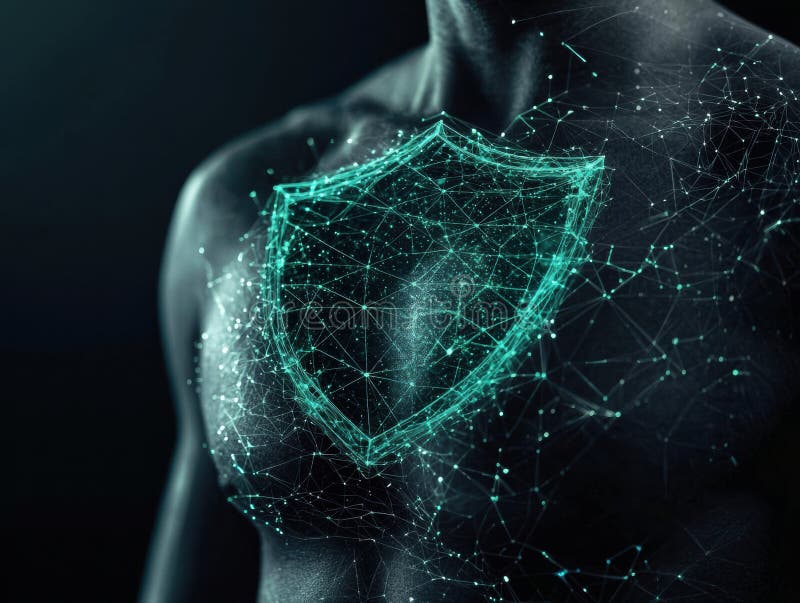 Empowering Security Guarding Your Data: the Cybersecurity Man Shielding ...