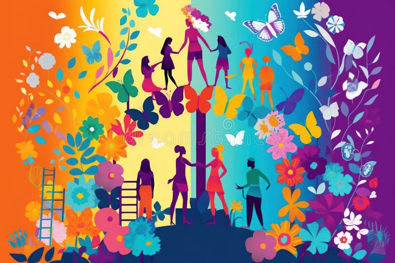 Empowering Youth through Leadership Programs - Generative AI Stock ...