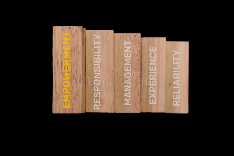 Empowerment Building Blocks Stock Image - Image of empowerment, concept ...