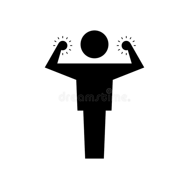 Empowerment Concept Monochrome Icon Modern Minimal Style Stock ...