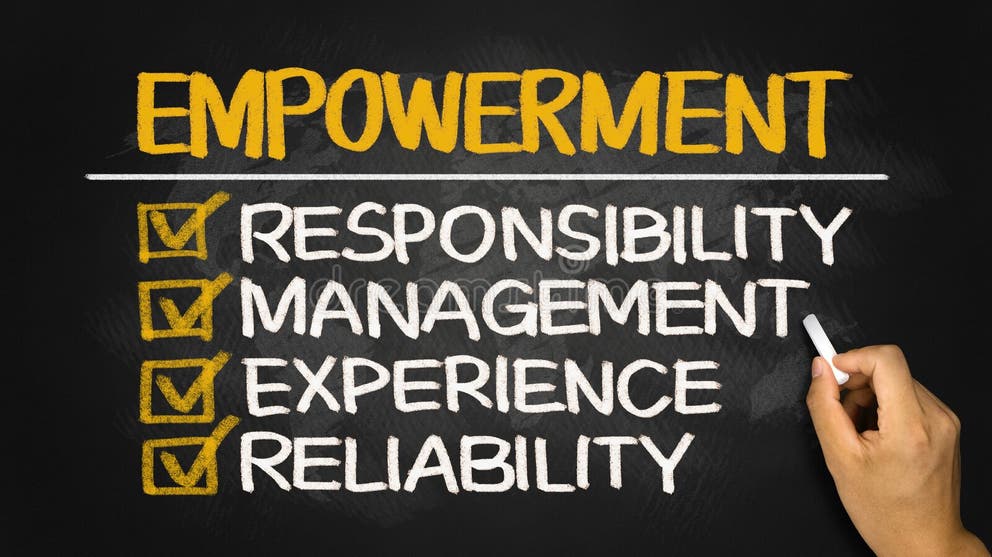 Empowerment Concept: Responsibility Management Experience Reliab Stock ...