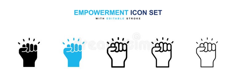 Empowerment icon vector stock vector. Illustration of business - 348441307